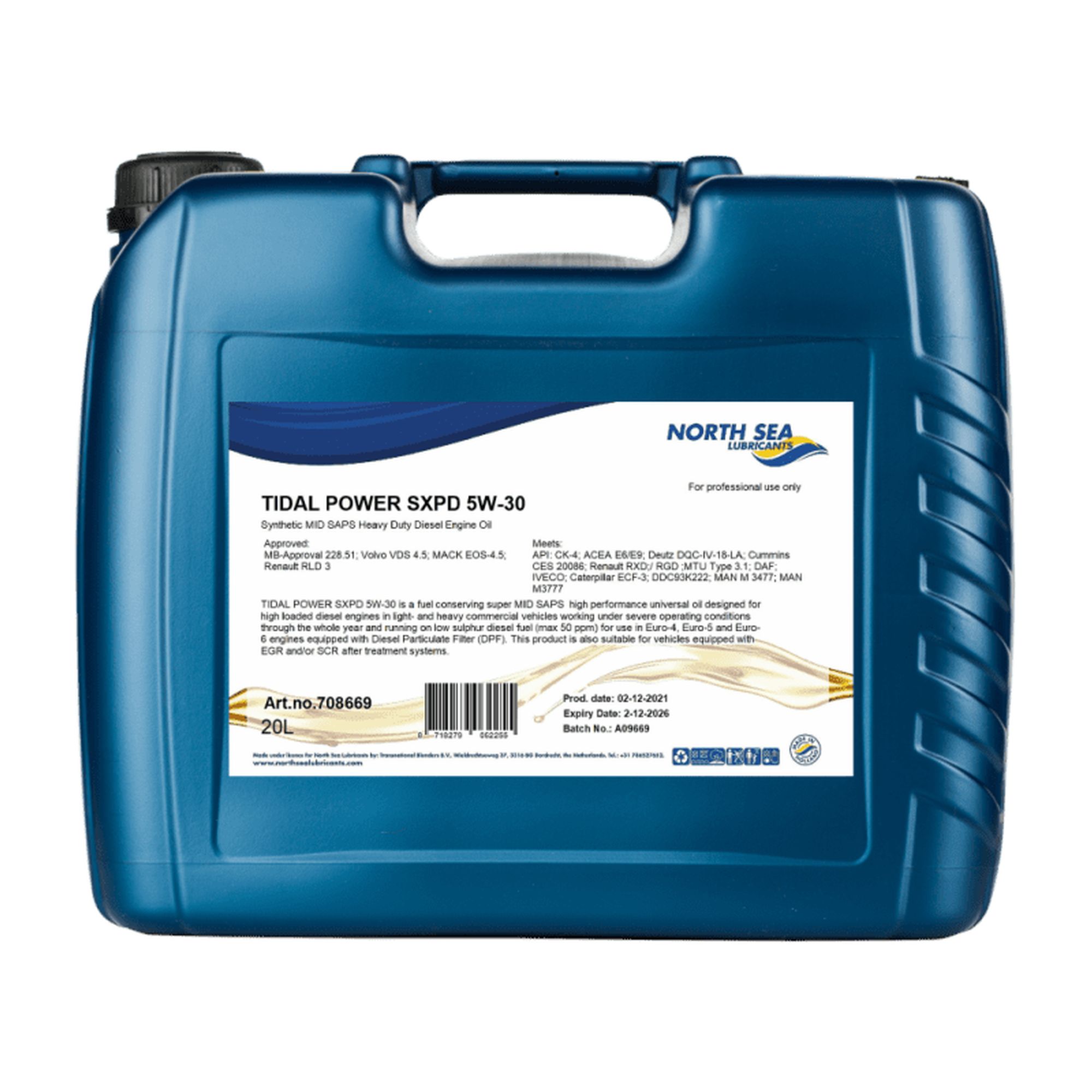 NSL TIDAL POWER SXPD 5W-30, 20L