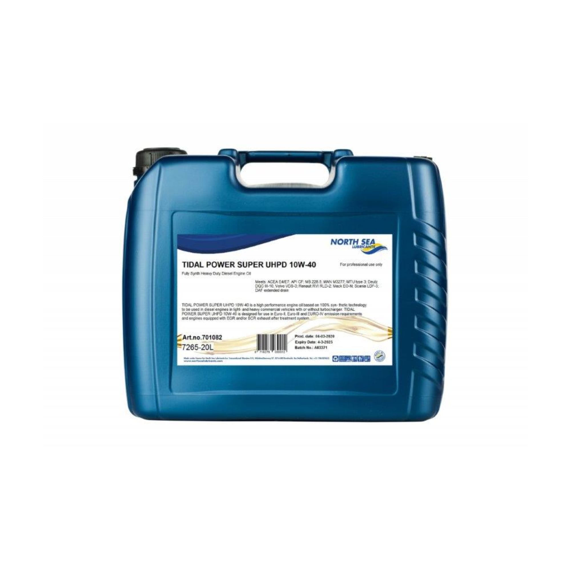 NSL TIDAL POWER SPEC UHPD 10W-40, 20L