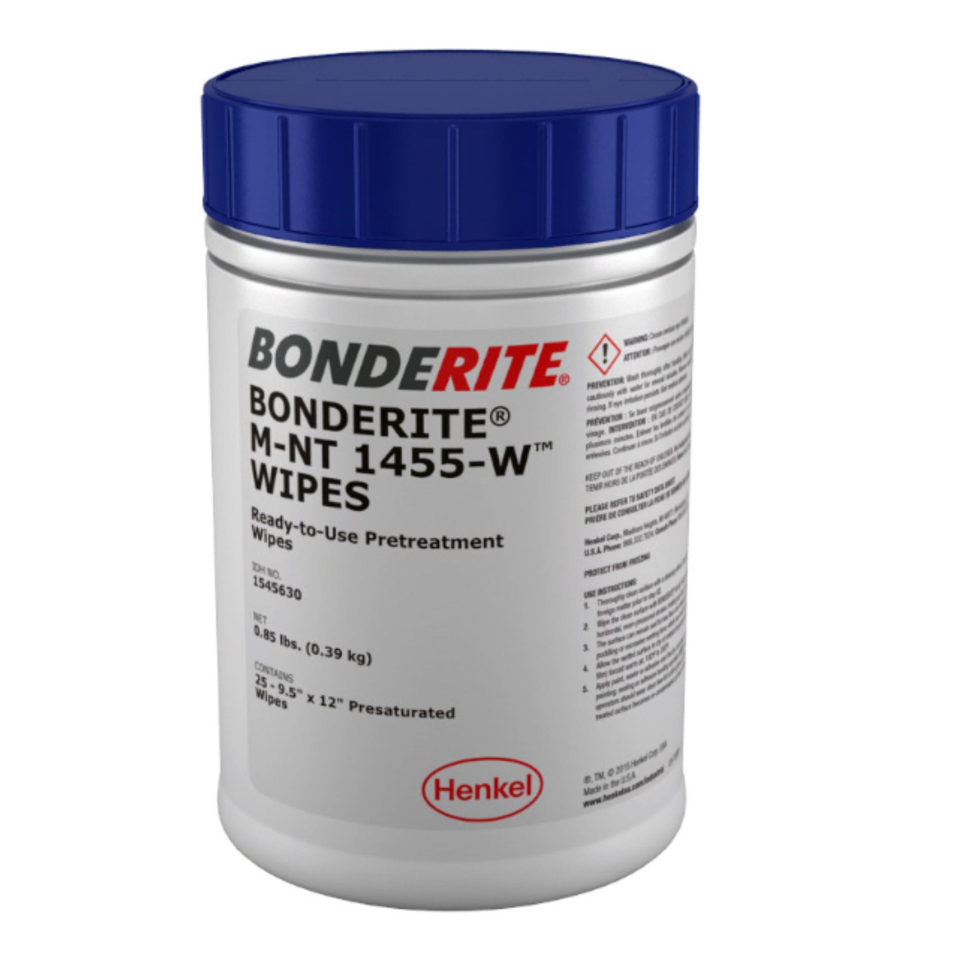 HENKEL BONDERITE M-NT 1455-W WIPES CS300EA [593067]