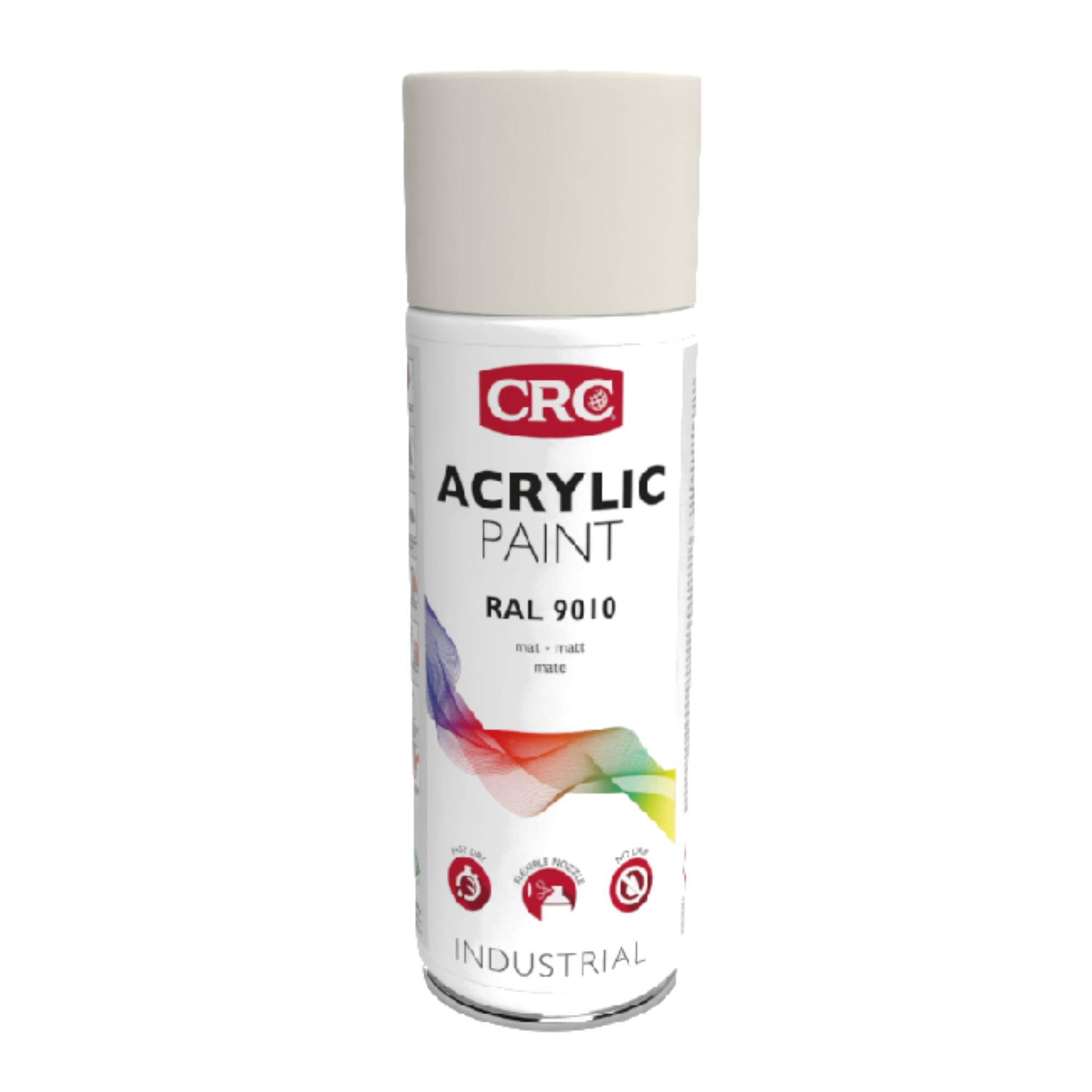 CRC Acrylic Paint RAL 9010 White Matt II spray, 400ml